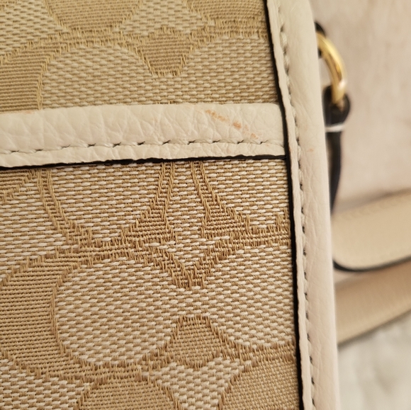 Coach | Bags | Coach Cream Purse | Poshmark